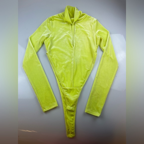 AFRM | Tops | Afrm Ribbed Corduroy Turtleneck Long Sleeve Bodysuit ...